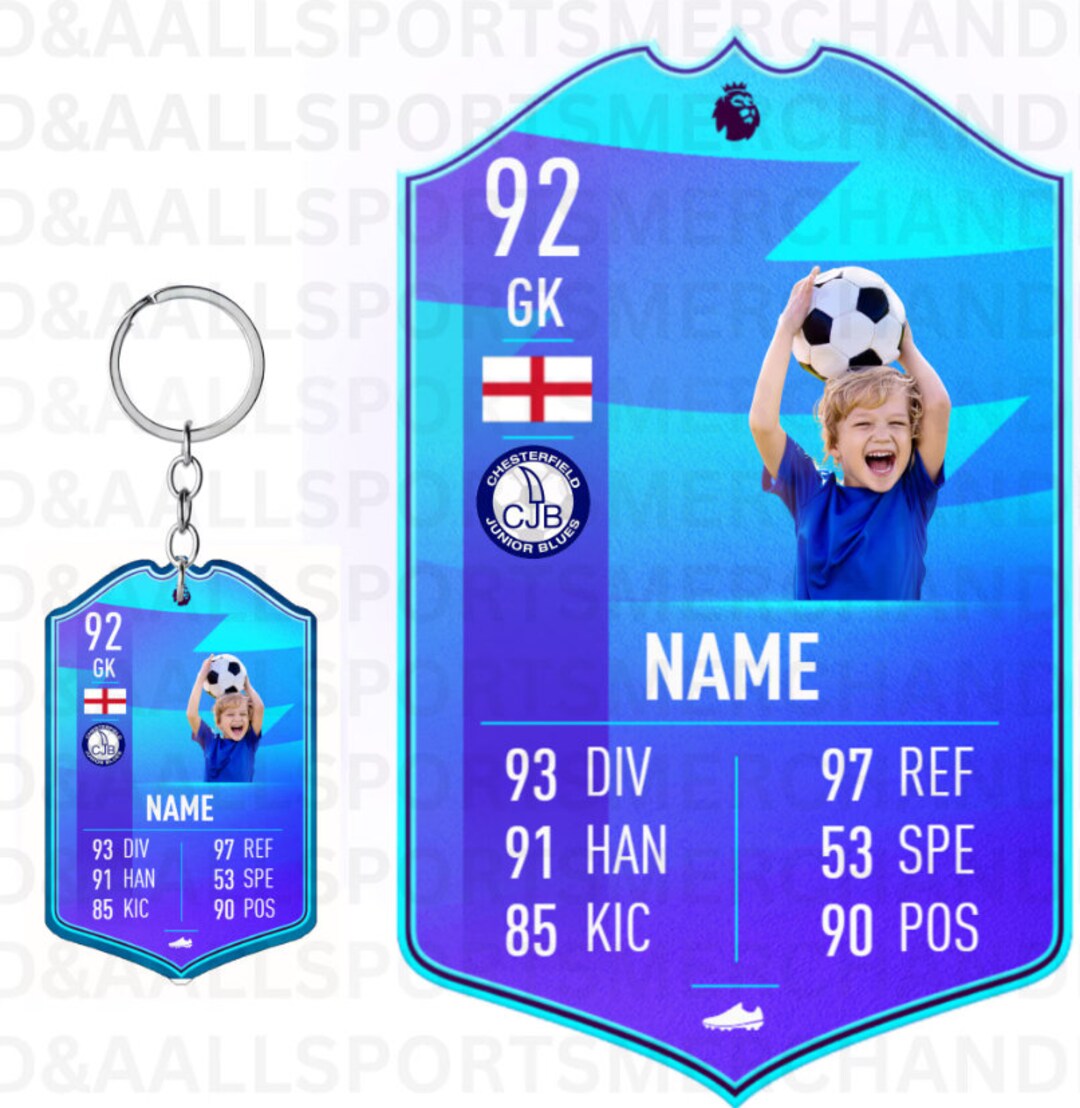 Personalised Football Team of the Year Football Card 23/24 Ultimate ...