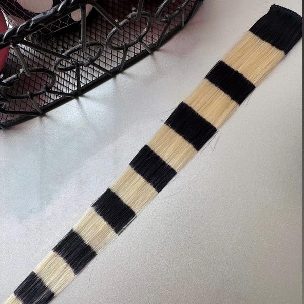 Racoon Stripe Hair Extensions - Etsy