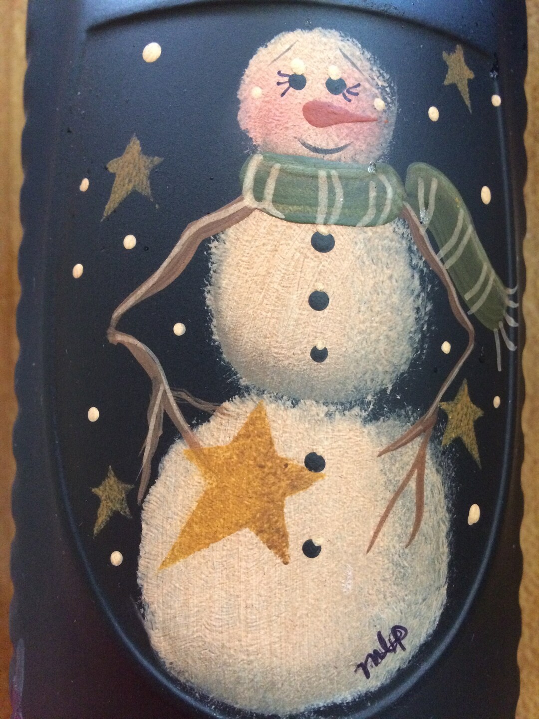 Snowman Painting Pattern - Etsy