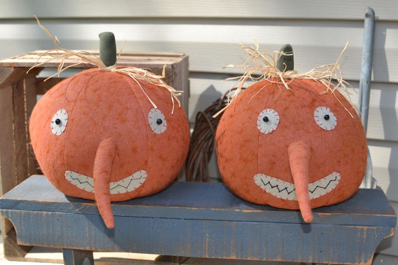 PUNKINHEAD Primitive Jack O Lantern Head - Etsy