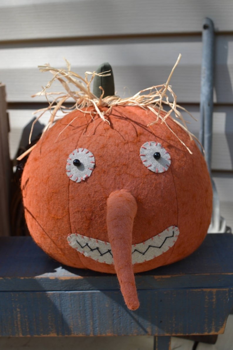 PUNKINHEAD Primitive Jack O Lantern Head - Etsy