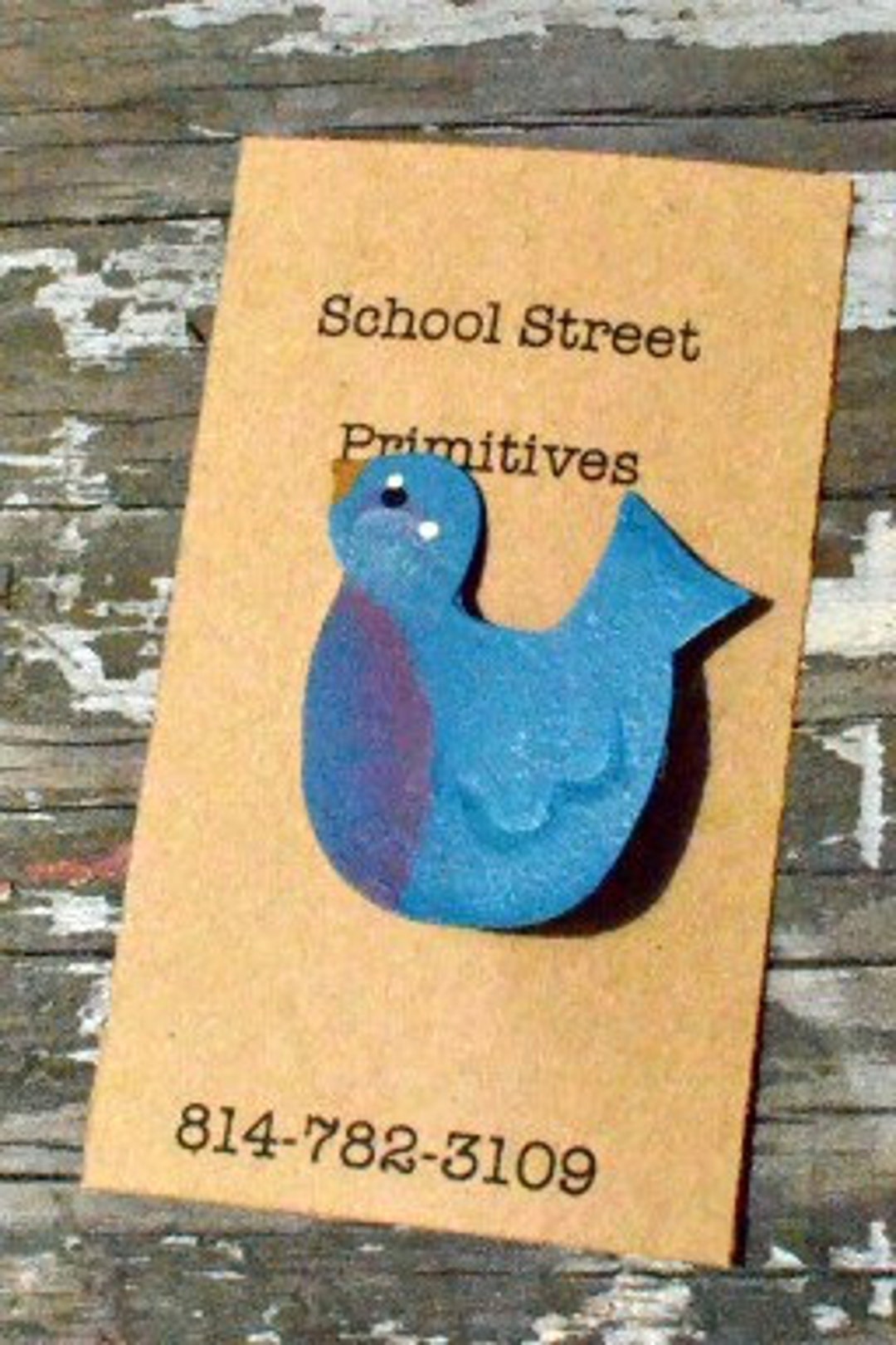 Handpainted Bluebird of Happiness Pin - Etsy