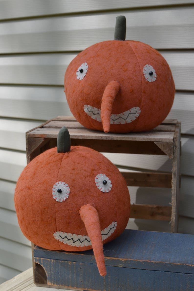 PUNKINHEAD Primitive Jack O Lantern Head - Etsy