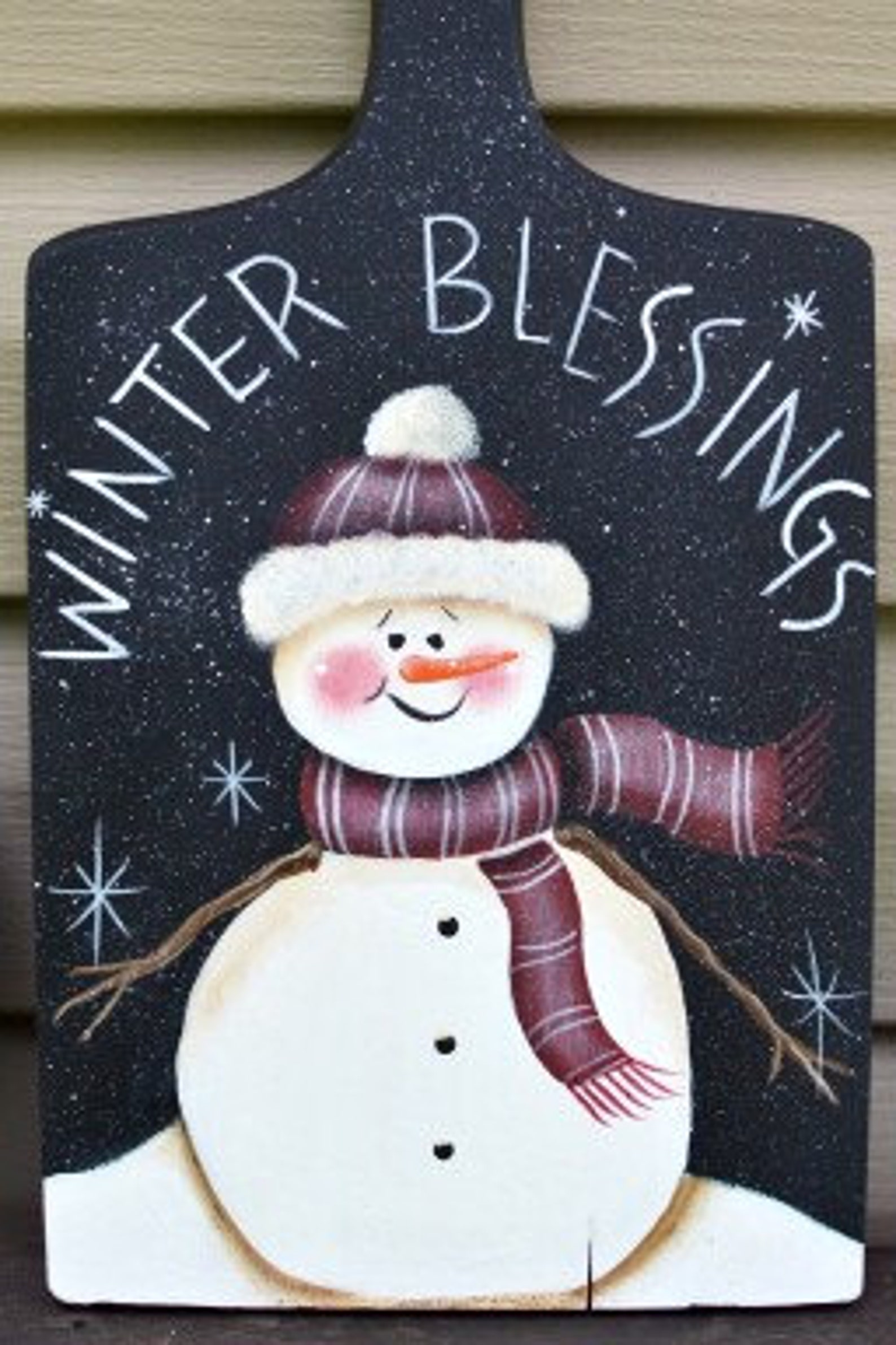 Painting Pattern Snowman - Etsy