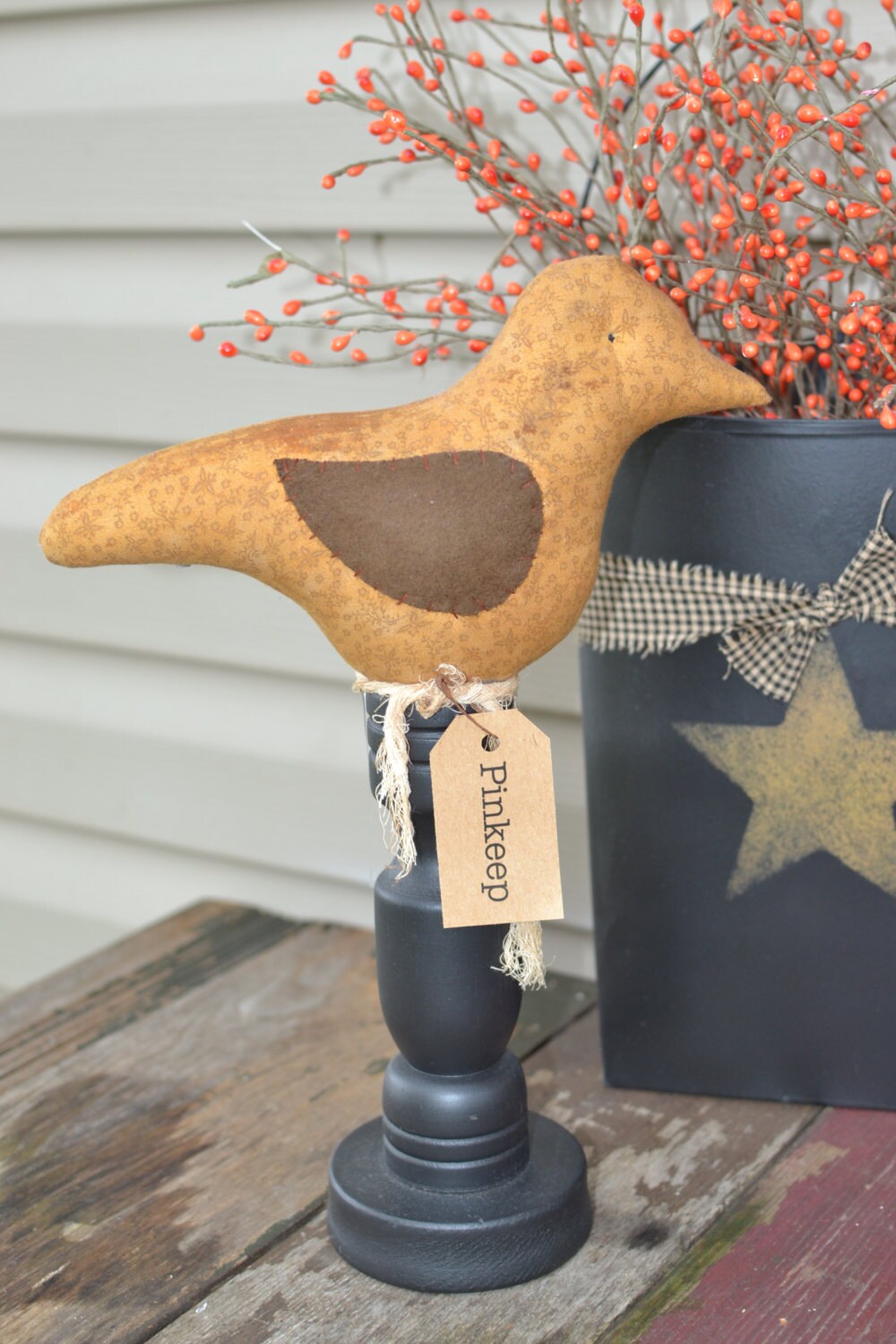 Primitive Bird Makedo or Pincushion - Etsy