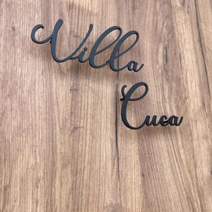 House Name Sign, Family Name Sign, Outdoor House Name Plaque, Last Name ...