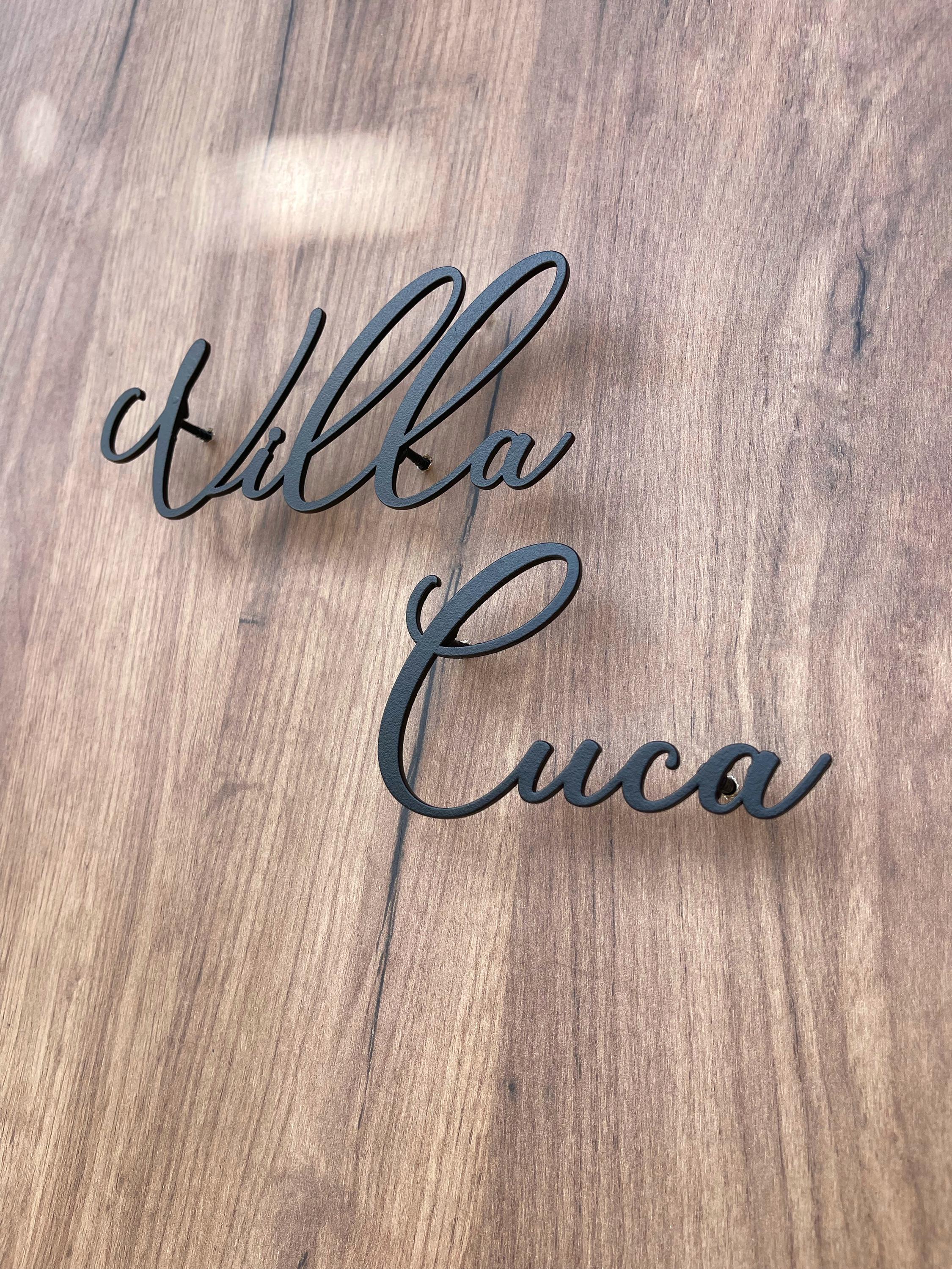 House Name Plate ,house Name Sign, Outdoor Letters ,outdoor House Name ...