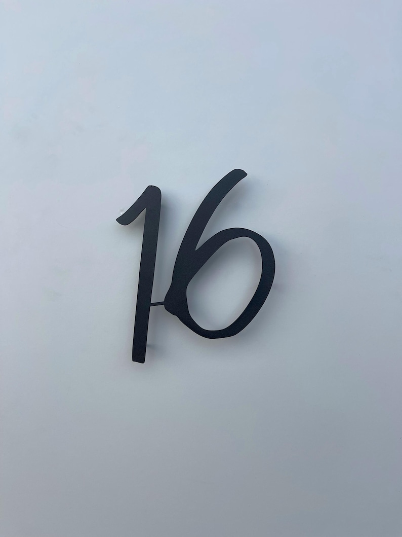 Home Number Sign , Modern Metal House Number Sign, Classic Metal House ...