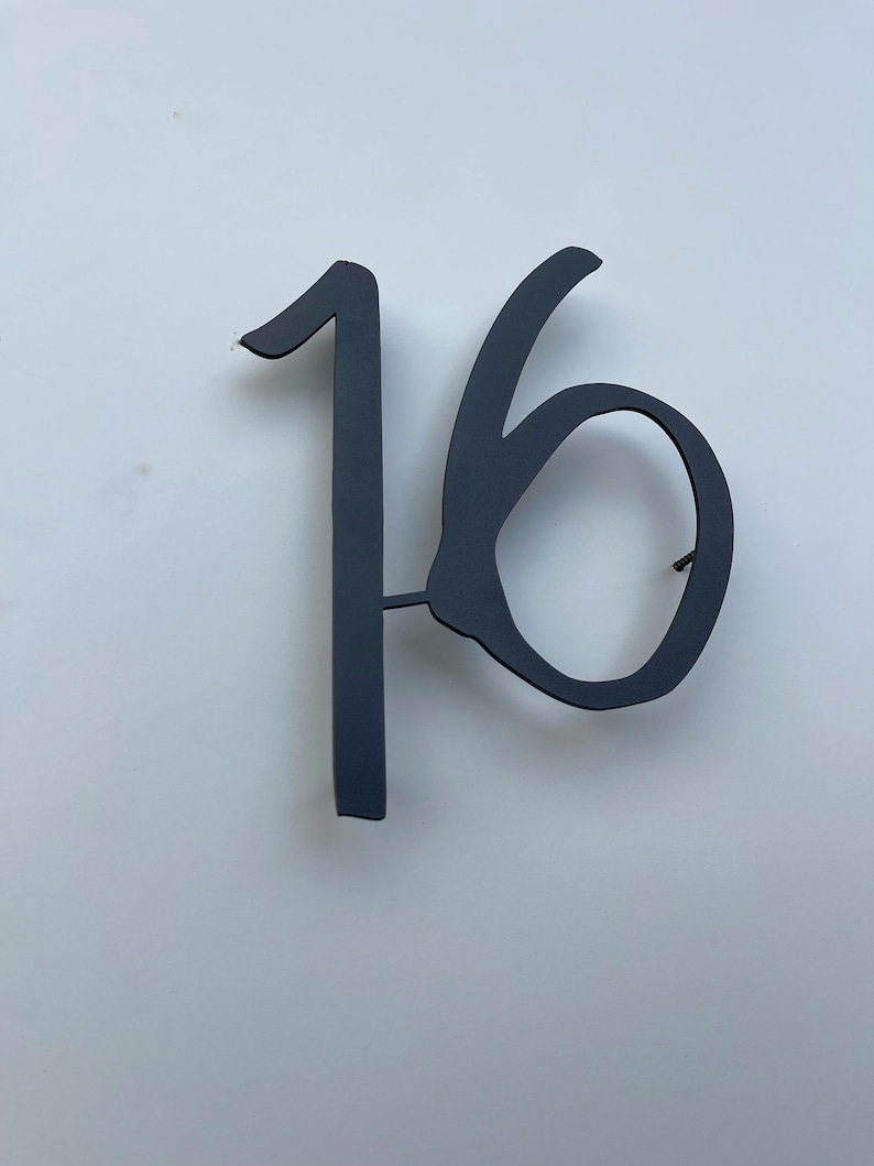 Home Number Sign , Modern Metal House Number Sign, Classic Metal House ...