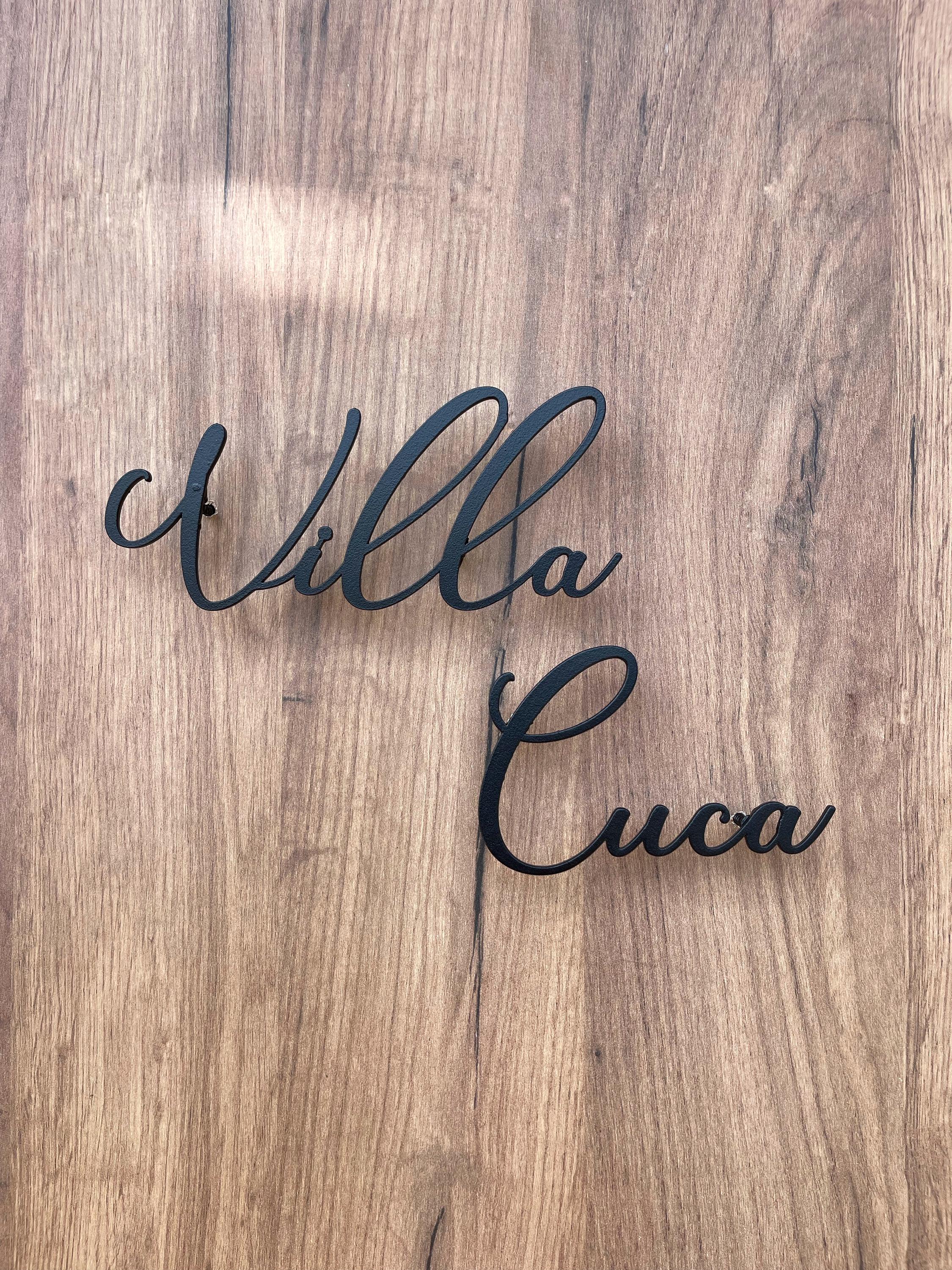 House Name Sign, Family Name Sign, Outdoor House Name Plaque, Last Name ...
