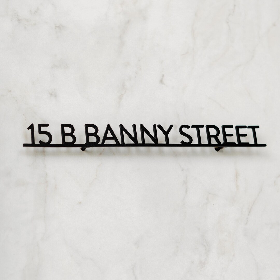 Metal Last Name Sign: Floating 3D Effect, Custom House Number - Etsy
