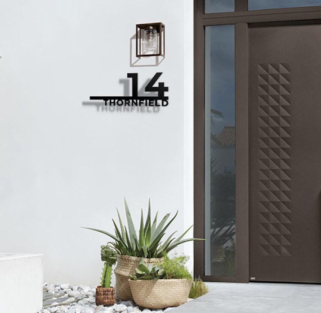 Address Sign, House Name Sign,outdoor House Name Plaque, House Name ...