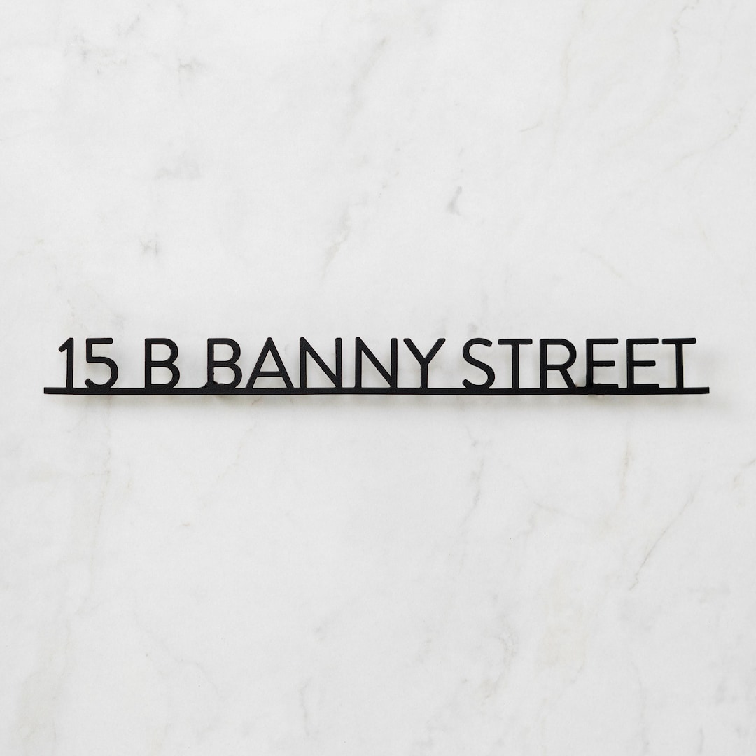 Modern House Sign, Casa Metal Name Sign, Personalized Villa Name Sign ...