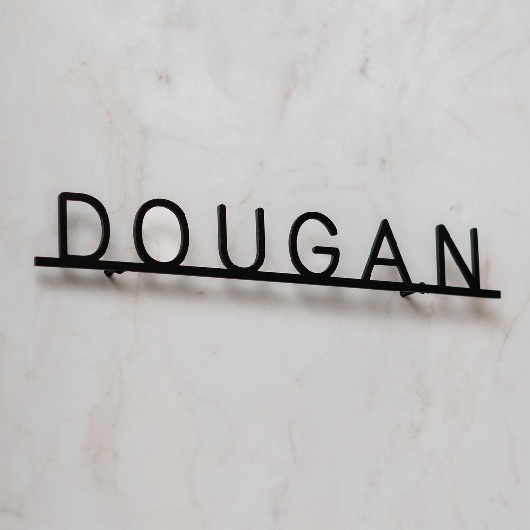 Custom Family Name Sign, Personalized House Plaque, Outdoor Address ...