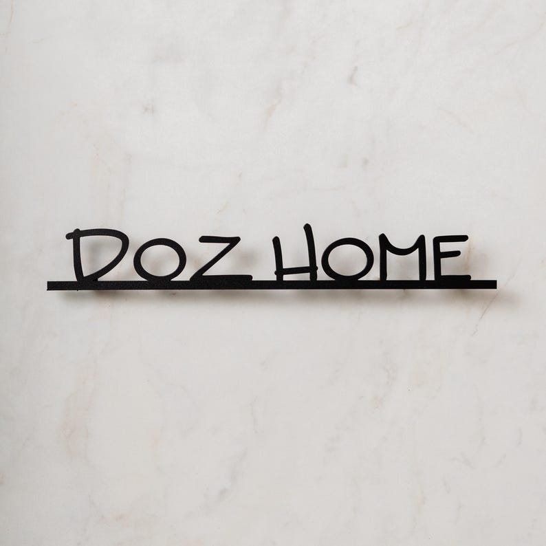 Metal Door Letters, Front Door Decor, Outdoor Metal Sign, Letrero Casa ...