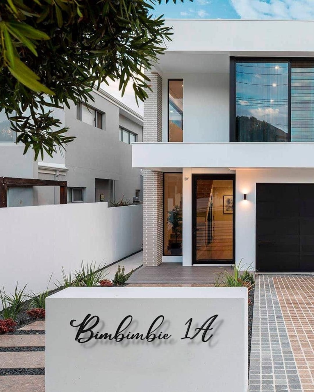 Modern Address Sign, House Metal Sign,custom Street Sign, Address Sign ...