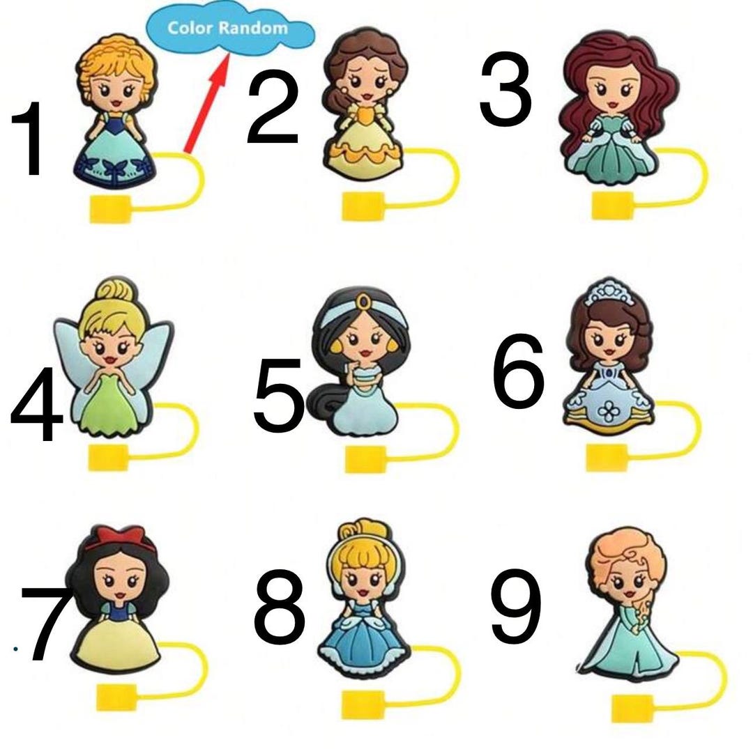 Princess Straw Cap Straw Topper, Personalized Straw Topper, Straw Hat ...