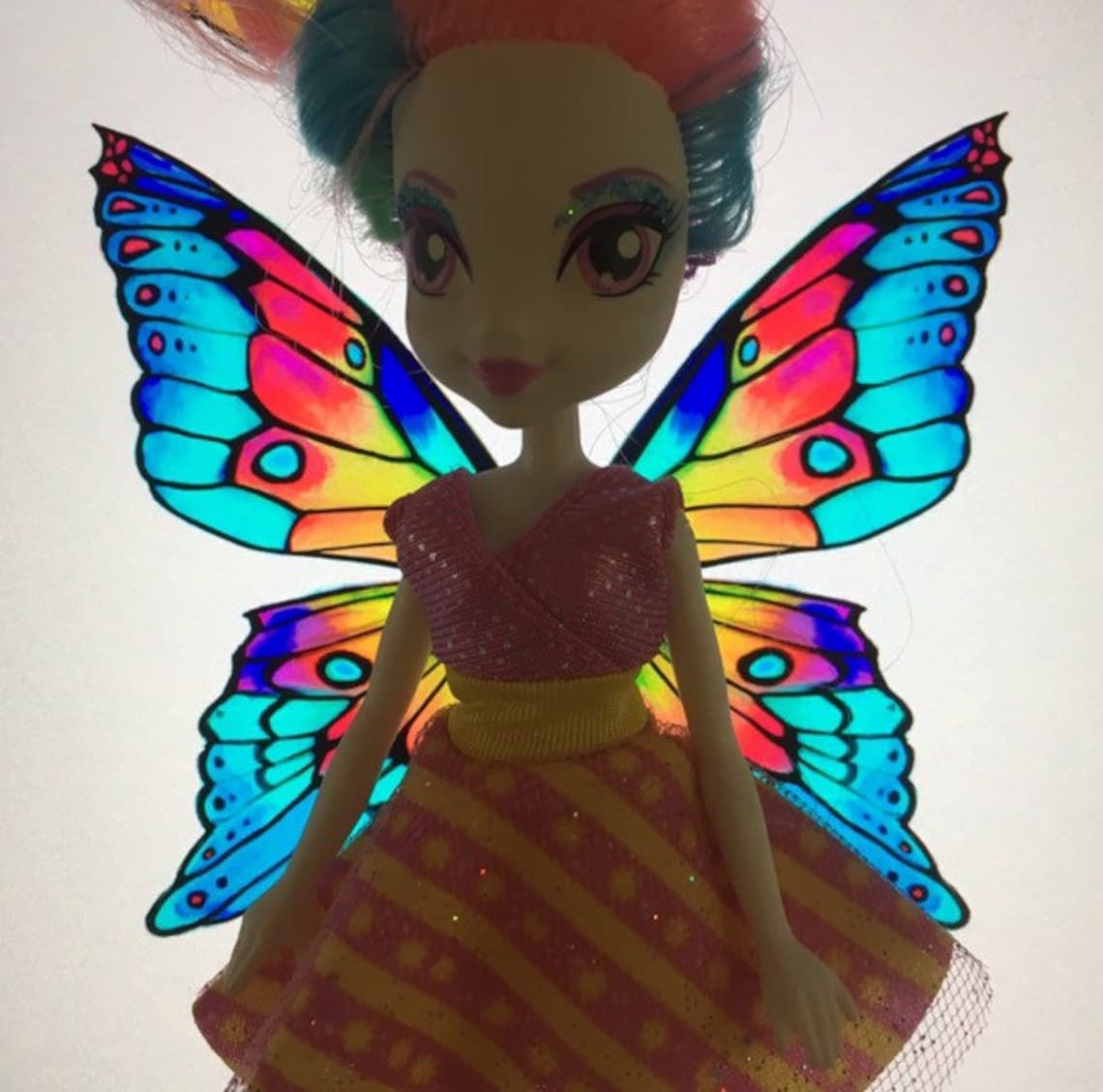 Doll Wing Supplies, Fairy Wing Art, DIY Fairy Wings, Printable Fairy ...