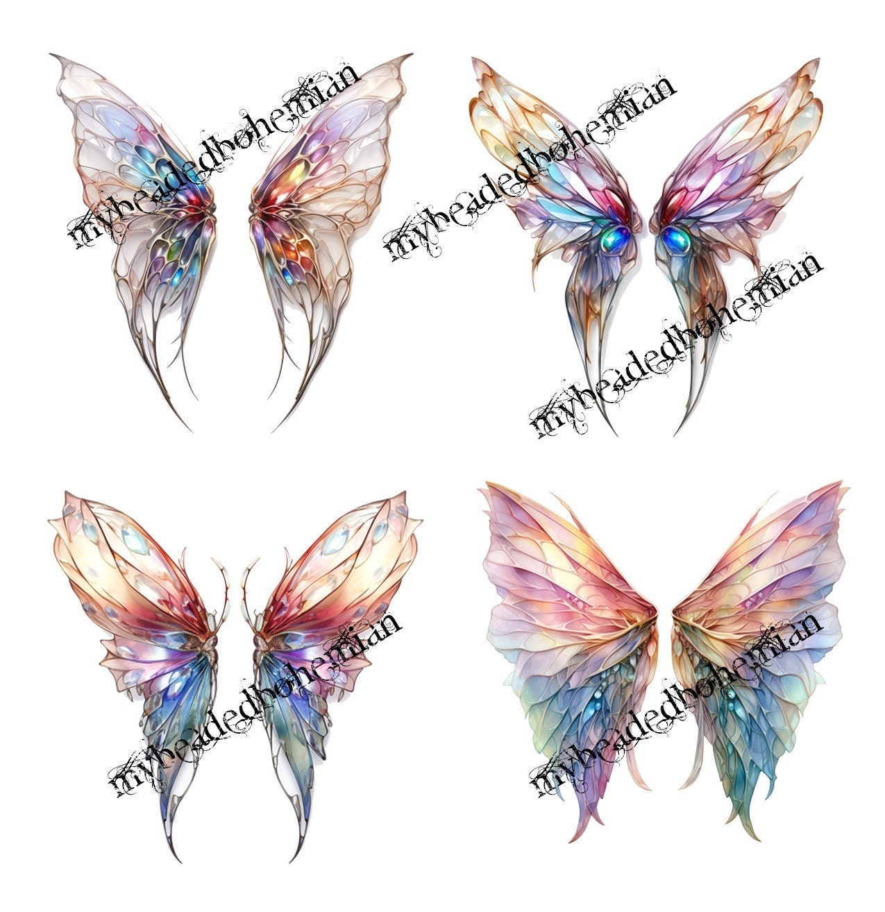 Fabulous Fantasy Fairy Wings, DIY Fairy Wings, Printable Fairy Wings ...