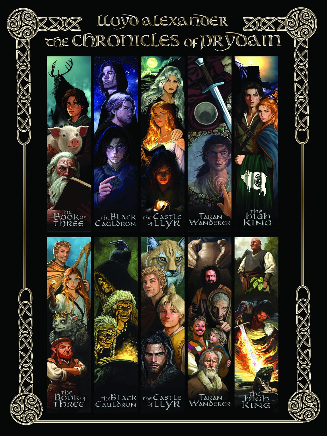Chronicles of Prydain Original Art Poster. the Black Cauldron, the ...