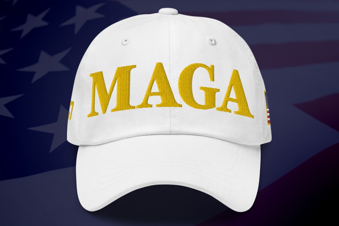 MAGA Make America Great Again (special White & Gold Edition) Premium ...
