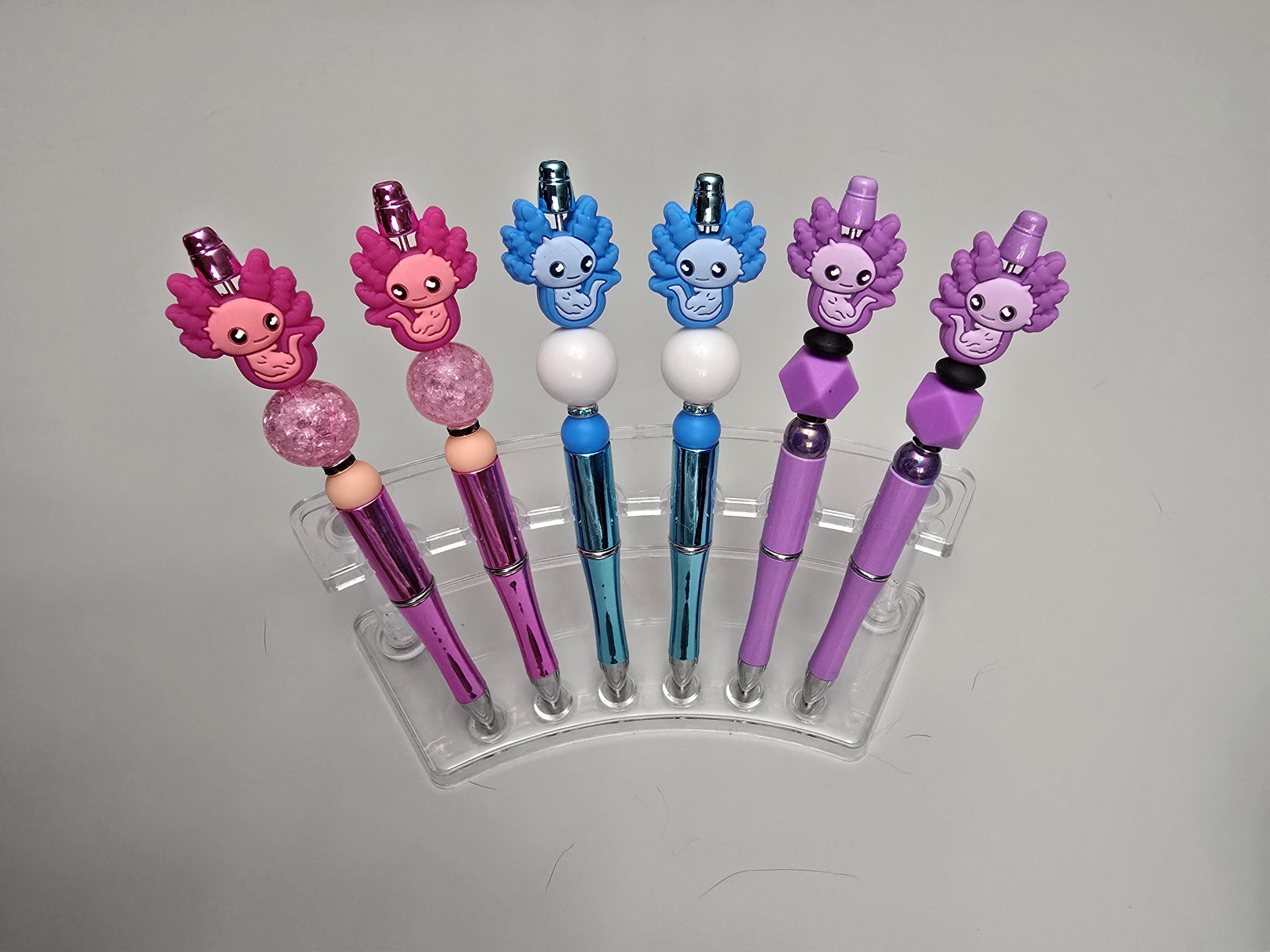 Beaded Pens - Axolotl Theme - Etsy