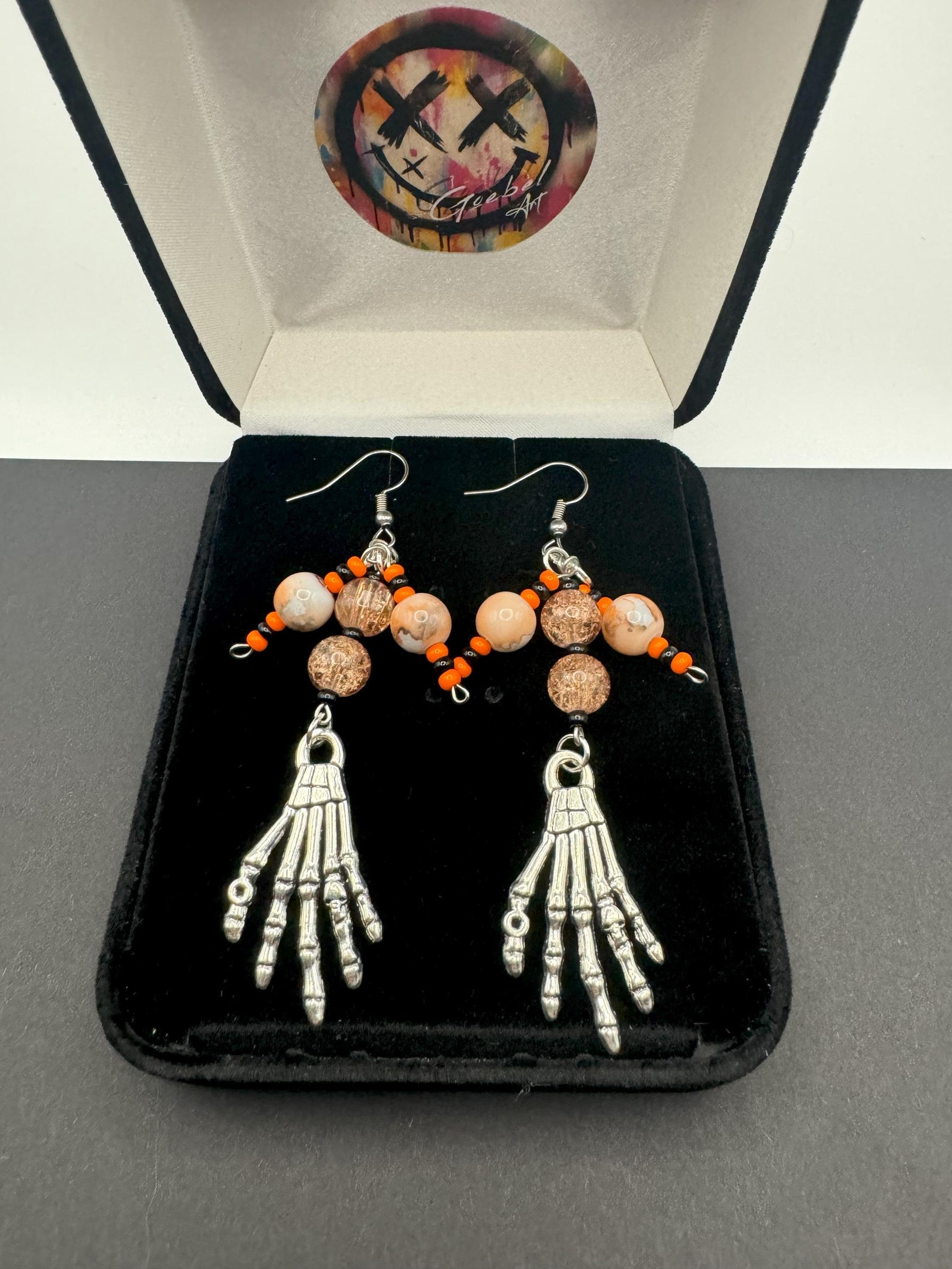 Skeleton Hand Dangle Earrings: Stainless Steel Halloween Accessory - Etsy