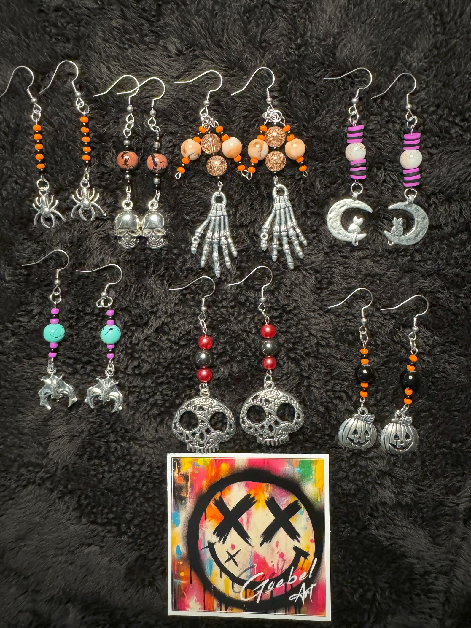 Skeleton Hand Dangle Earrings: Stainless Steel Halloween Accessory - Etsy