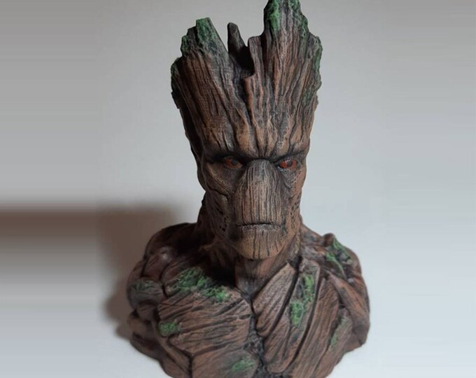 Baby Groot Bust - Etsy
