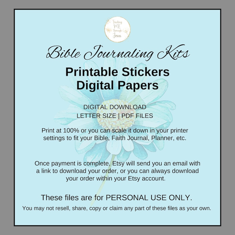 Salt & Light Bible Journaling Stickers, Bible Journaling Printables ...