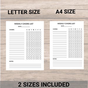 Editable Weekly Chore Chart, Kids Daily Routine Checklist, Kids Chore ...