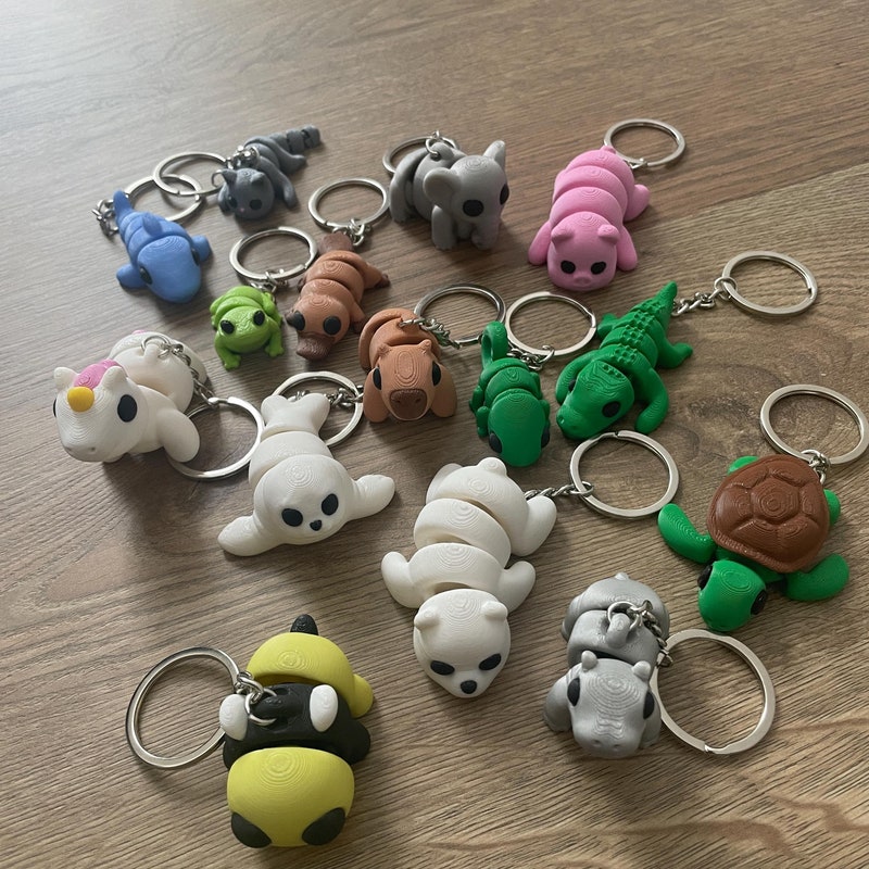 3d Printed Keychains - Etsy