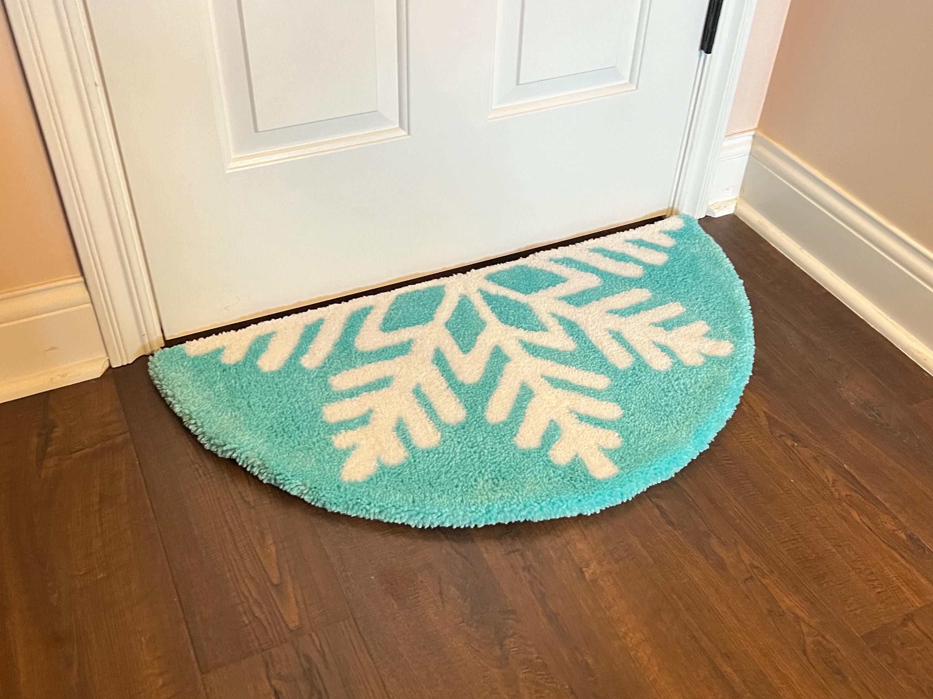 Tufted Snowflake Rug - Etsy