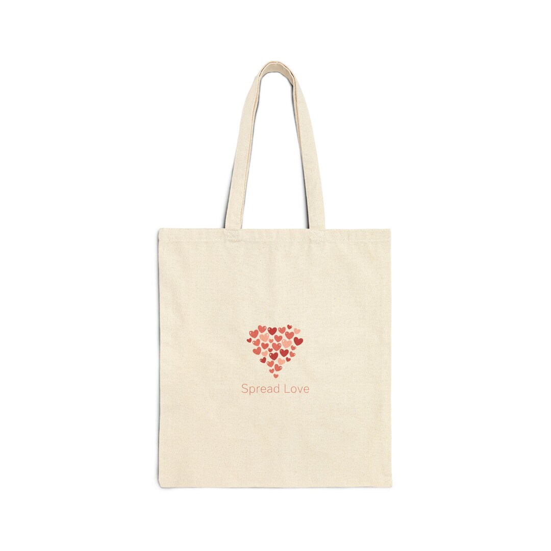 Tiny Heart Cluster Tote | Tiny Heart Design, Valentine Doodle Accessory ...