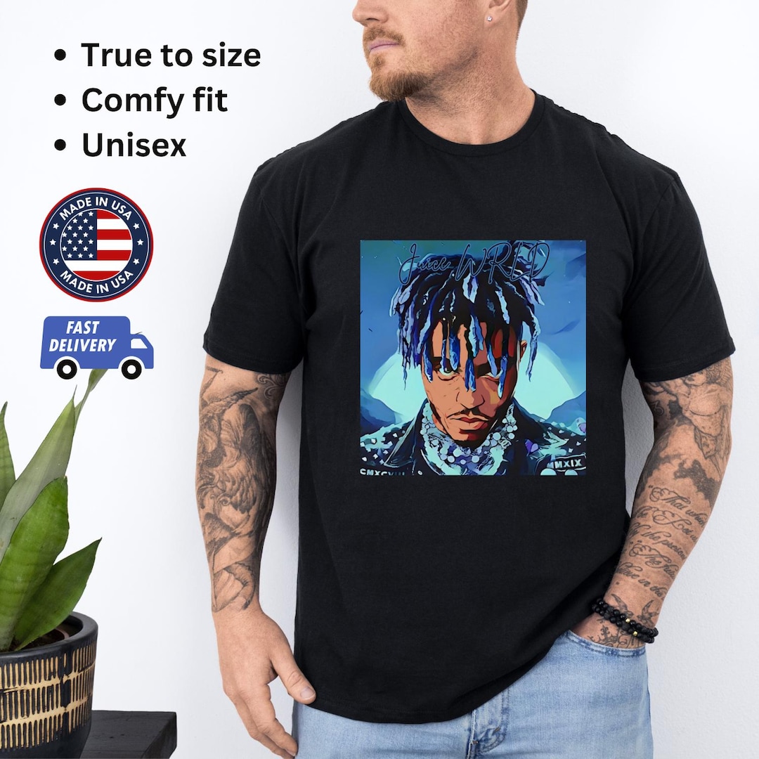 Juice WRLD Shirt for Men | 999 Graphic Tee | Juice WRLD Shirt | Premium ...