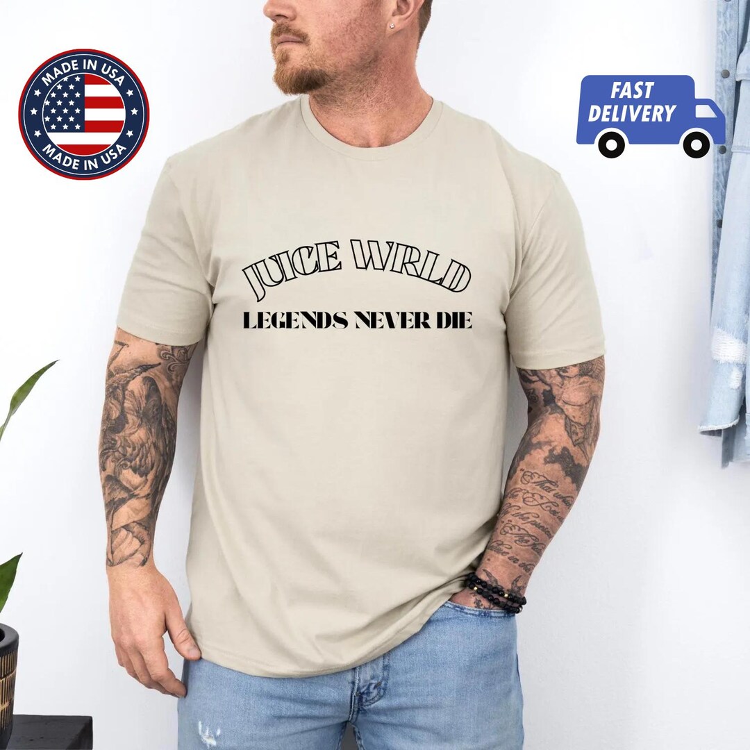 Exclusive Juice WRLD T-shirt - Iconic Hip-hop Merchandise for Fans - Etsy