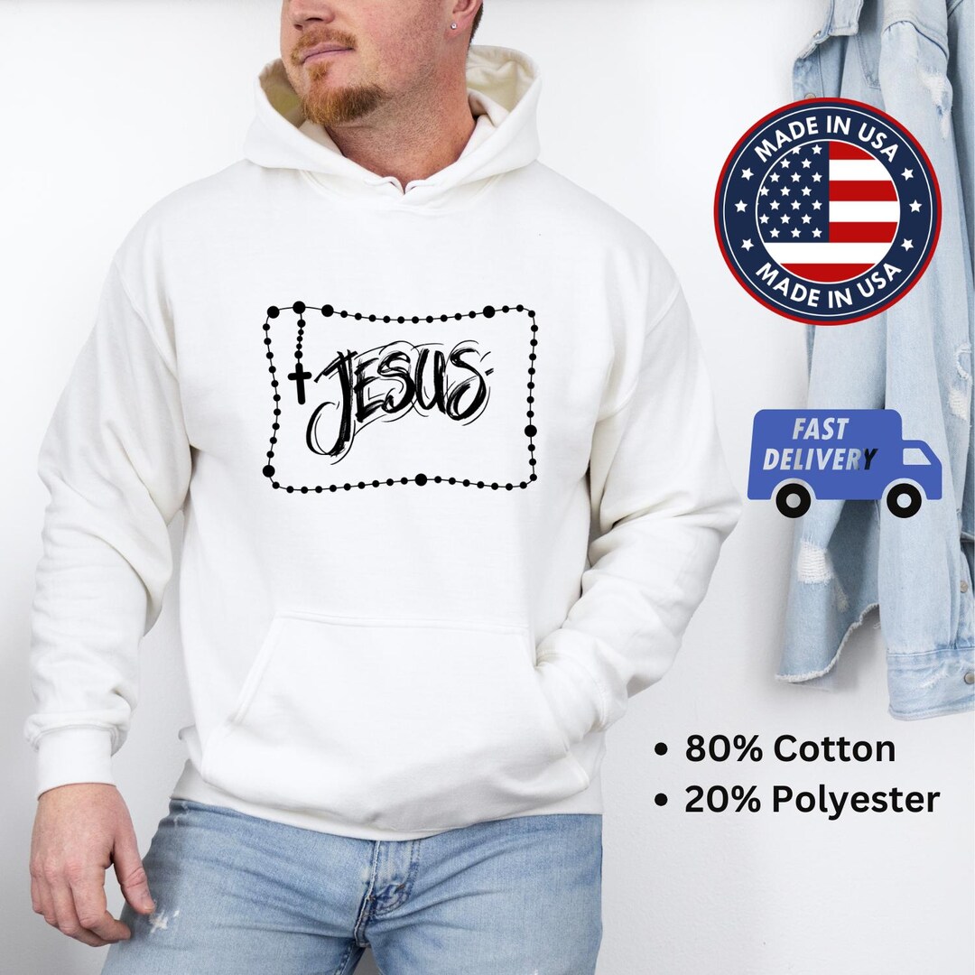 Christian Hoodie Bible Verse, Cross Hoodie, Trendy Church Sweatshirt ...