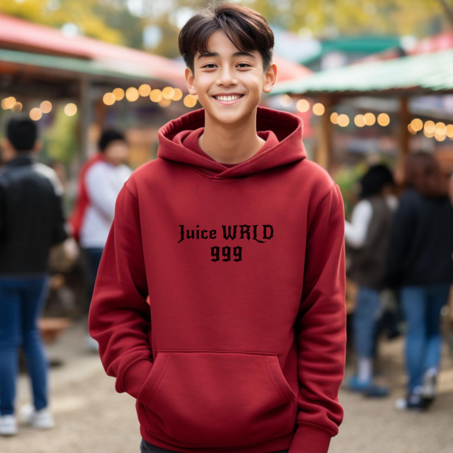 Kids Juice Wrld Hoodie - Youth Juice Wrld Sweater for Kids Rapper Merch ...