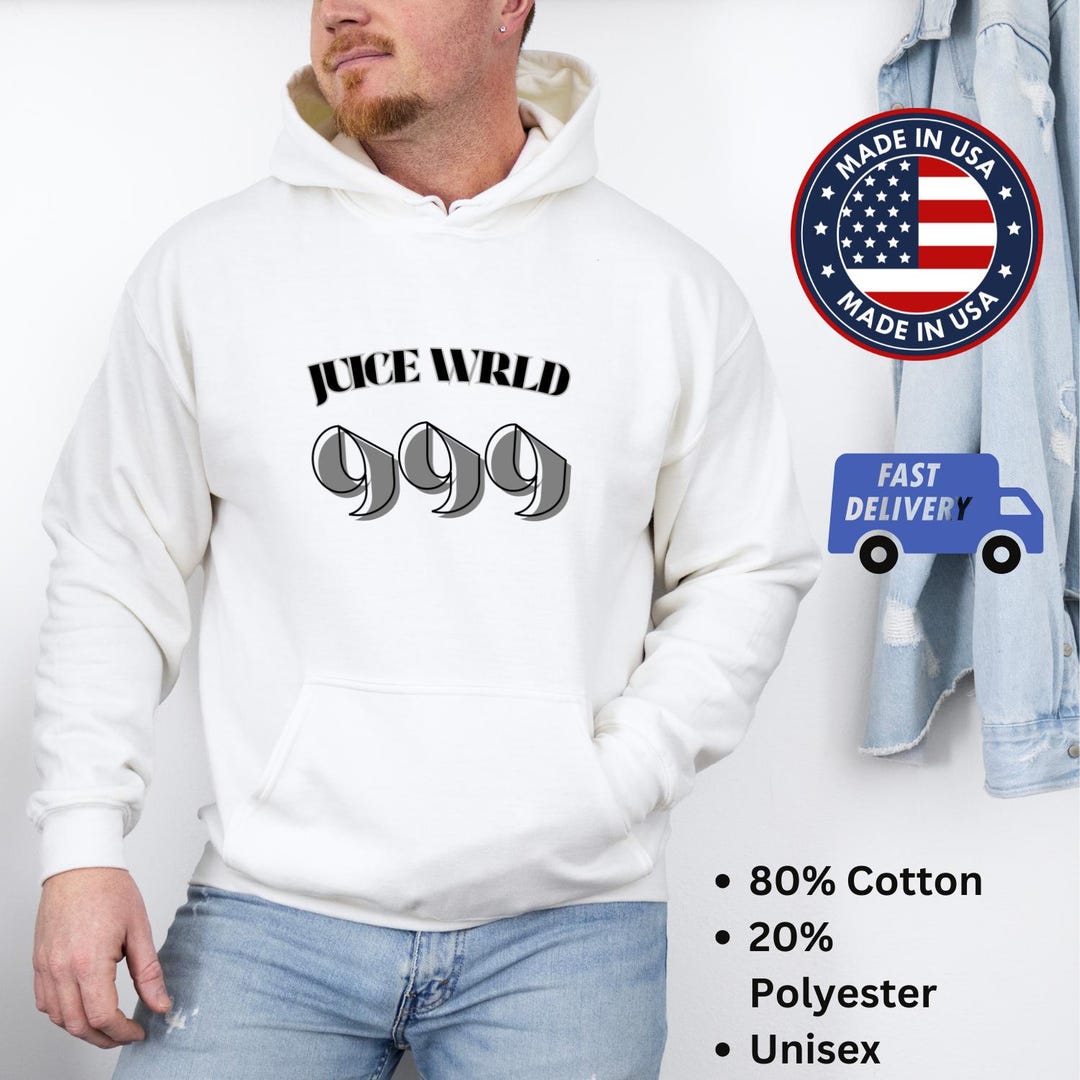 Juice WRLD Hoodie Mens Hoodie 999 Juice WRLD Sweatshirt Casual Sweater ...