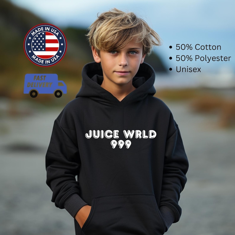 Juice WRLD Sweatshirt - Juice WRLD Kids Hoodie | 999 Youth Hoodie ...