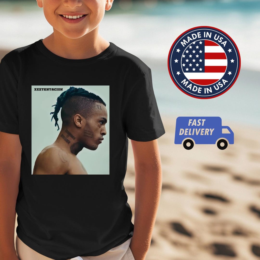 Xxxtentacion Shirt for Kids Tribute Tee Xxxtentacion Tshirt, Tee, Youth ...
