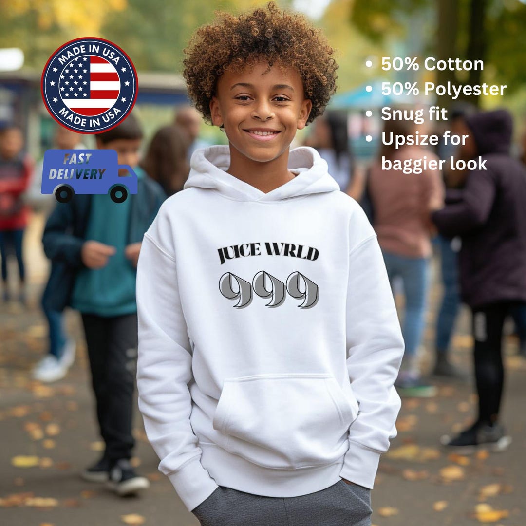 Juice WRLD Sweatshirt Juice WRLD Kids Hoodie 999 Youth Hoodie Juice ...