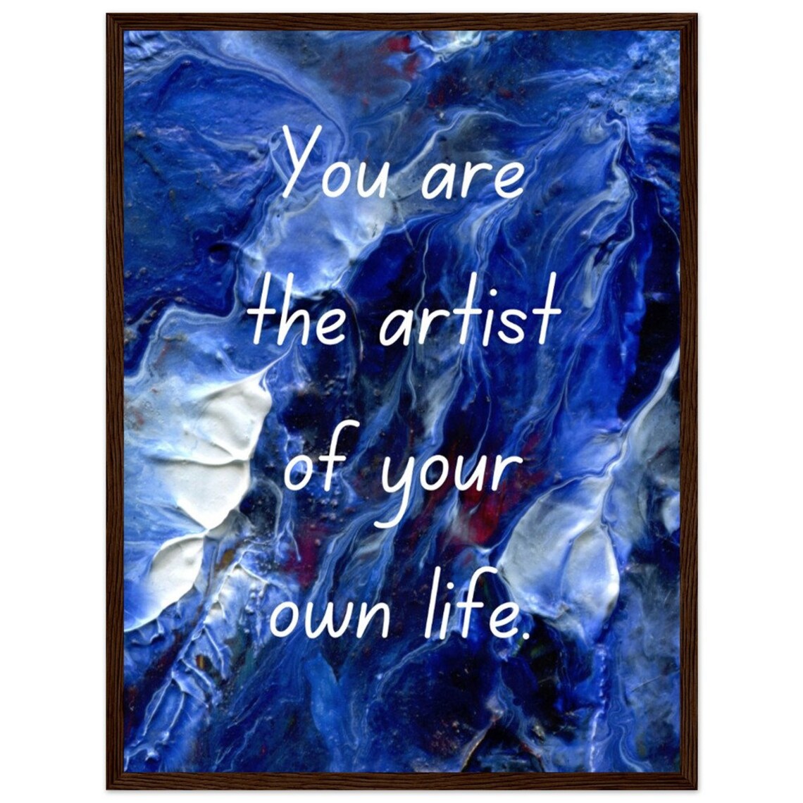 Motivational Wall Art, Inspirational Wall Art, You Are the Artist ...