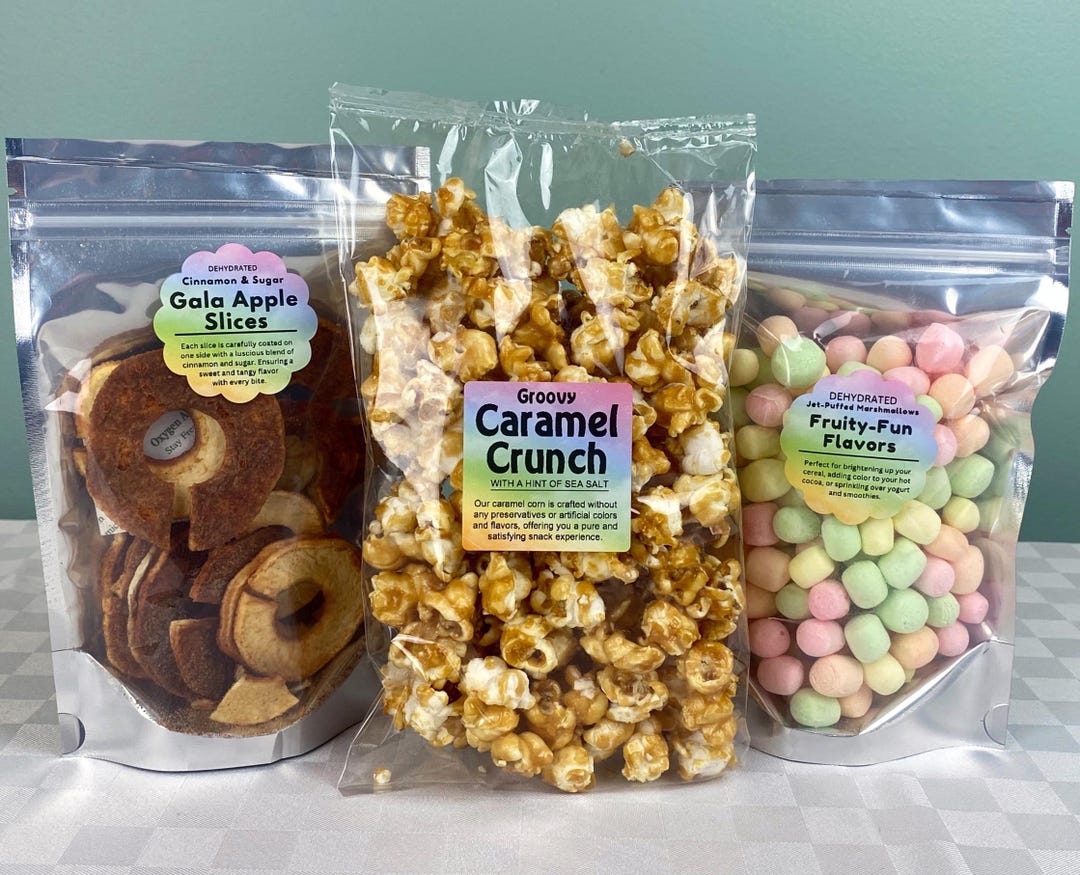 Sweet & Crunchy Trio Delight - 2 Oz Package of Each: Cinnamon and Sugar ...