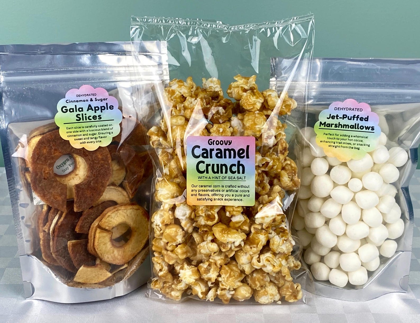 Sweet & Crunchy Trio Delight - 2 Oz Package of Each: Cinnamon and Sugar ...