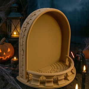Miniature Amphitheater Display Stand: 3D Printed Gothic Diorama Base - Etsy