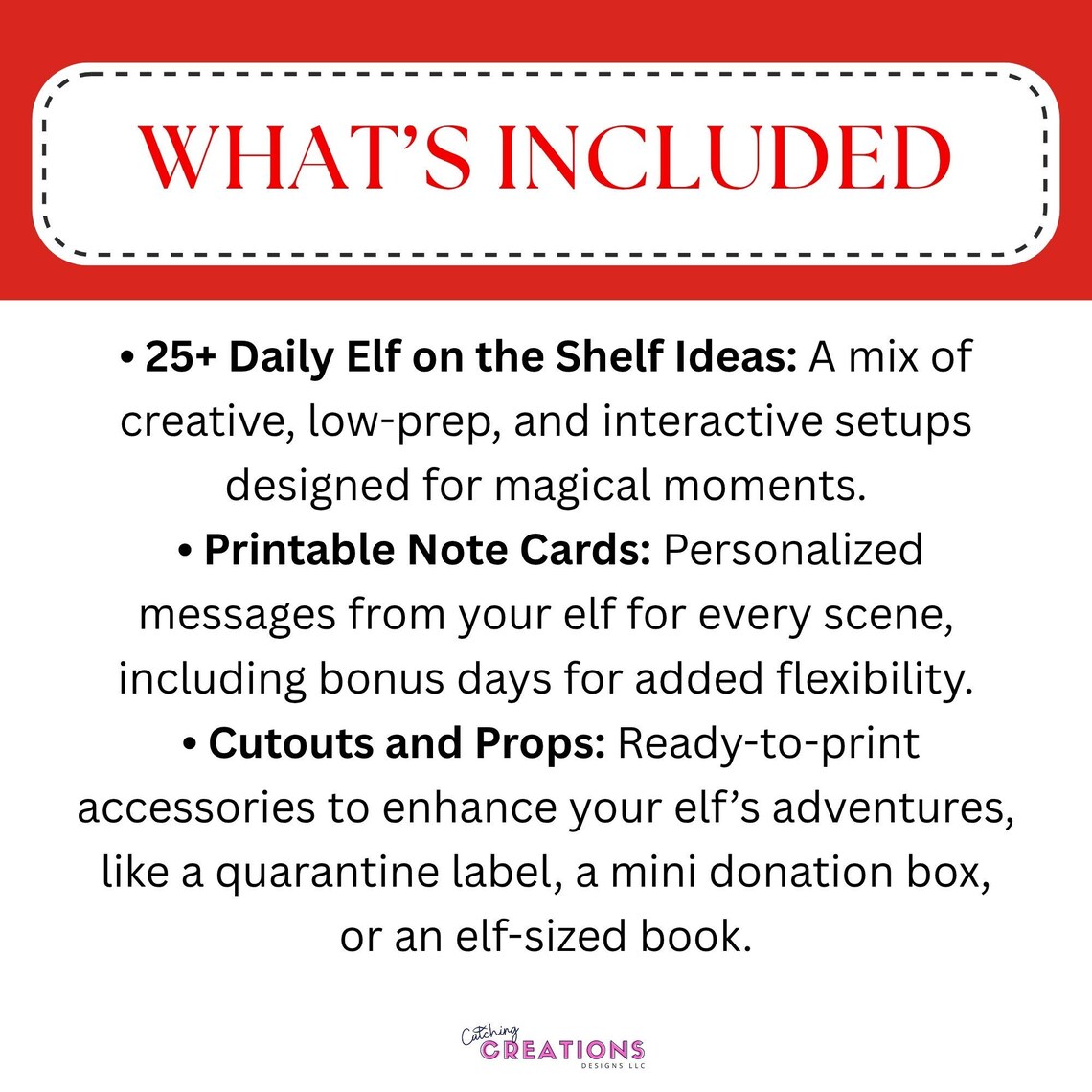 Elf on the Shelf Printable Kit | 25+ Elf Ideas | Easy Daily Setups ...
