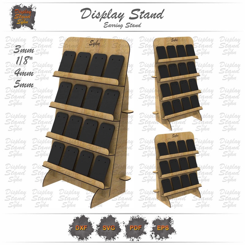 Wood Earring Stand Small - Etsy