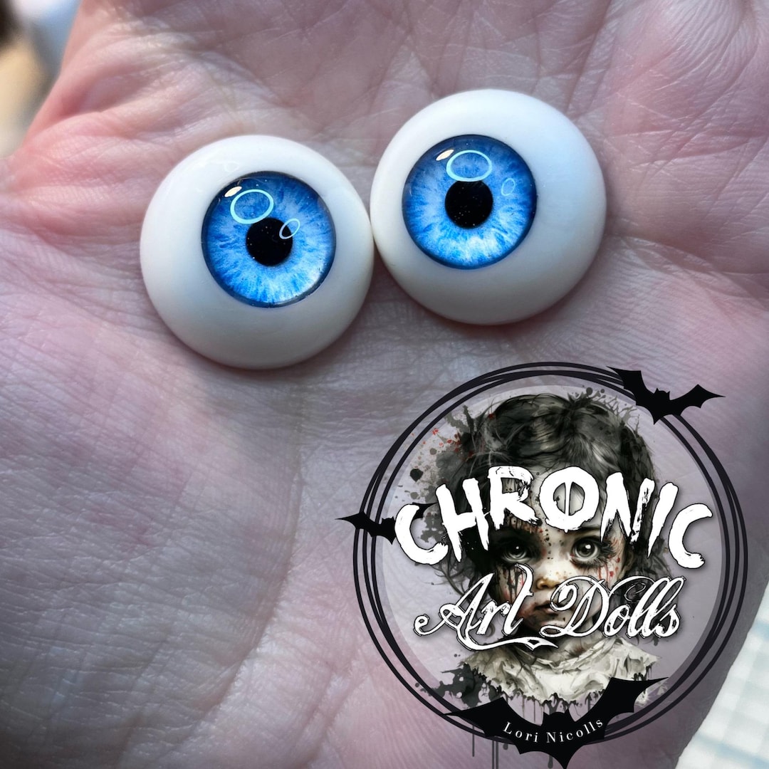 Ice Baby Blue Human Reborn Resin Eyes by Chronic Art Dolls **FREE Shipping in USA** - Etsy