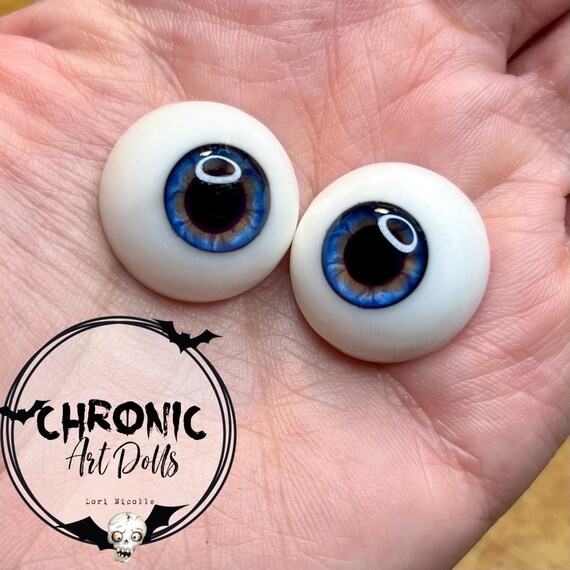 Human Reborn Doll Eyes in Newborn Blue by Chronic Art Dolls - Etsy
